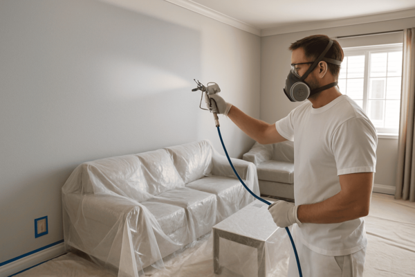 How to Paint a Wall With a Spray Gun - MaxXT